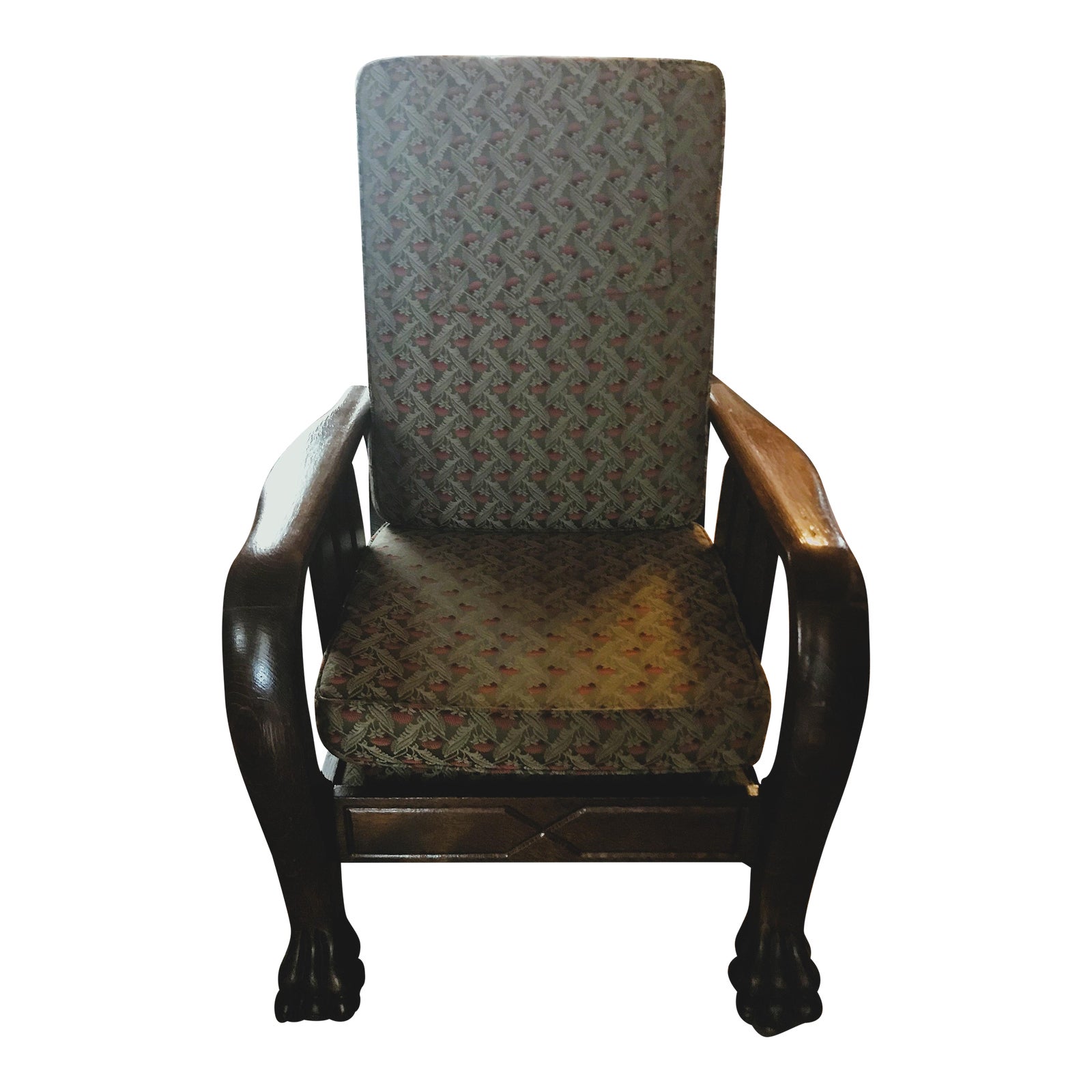 Vintage Mission Oak Morris Chair | Chairish