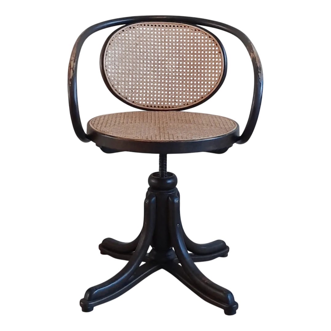 Bentwood No. 5501 Swivel Chair from Thonet, 1980s | Chairish