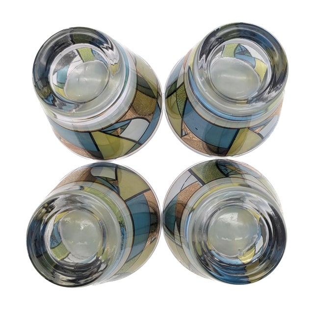 1960s Ned Harris Old-Fashioned Cocktail Glasses, Set of 4 | Chairish