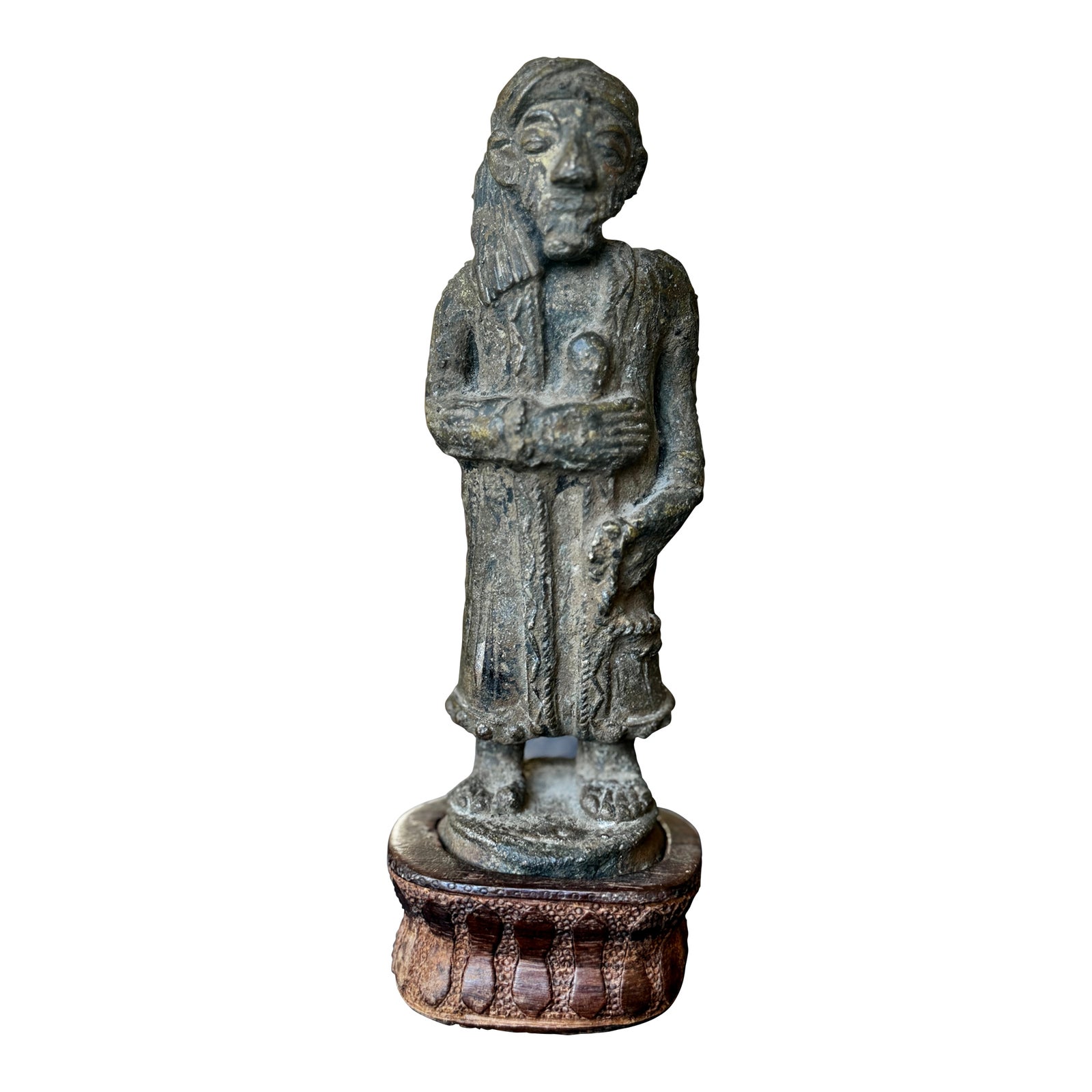 Early 20th Century Metal Figure of Man With Turban | Chairish