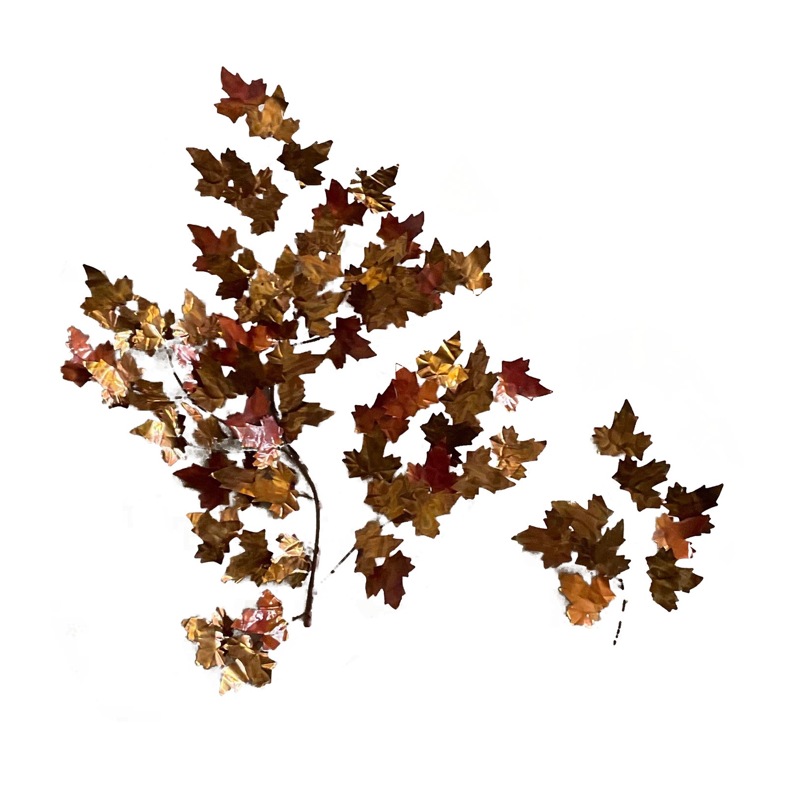 Vintage Set 2 Copper Signed Dated Handmade Maple Tree Branches ...