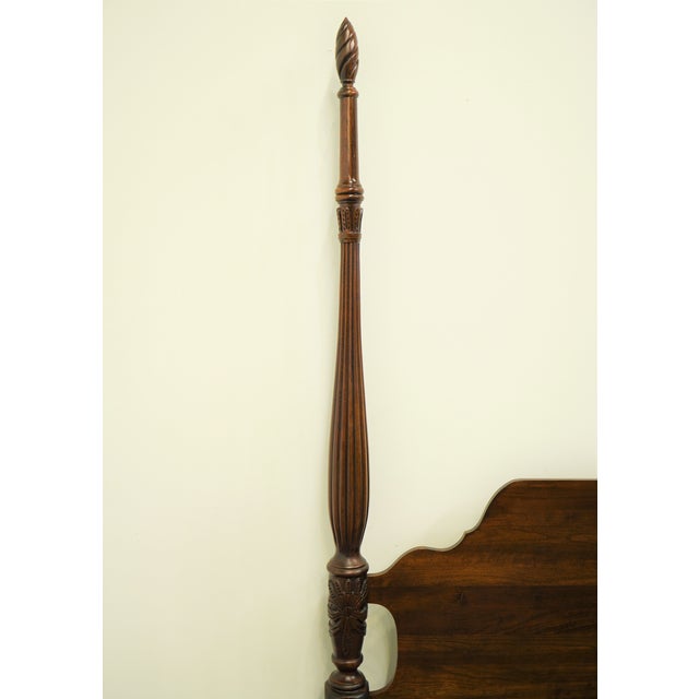 High End Solid Cherry Traditional Style Queen Size Poster Headboard 6 ...