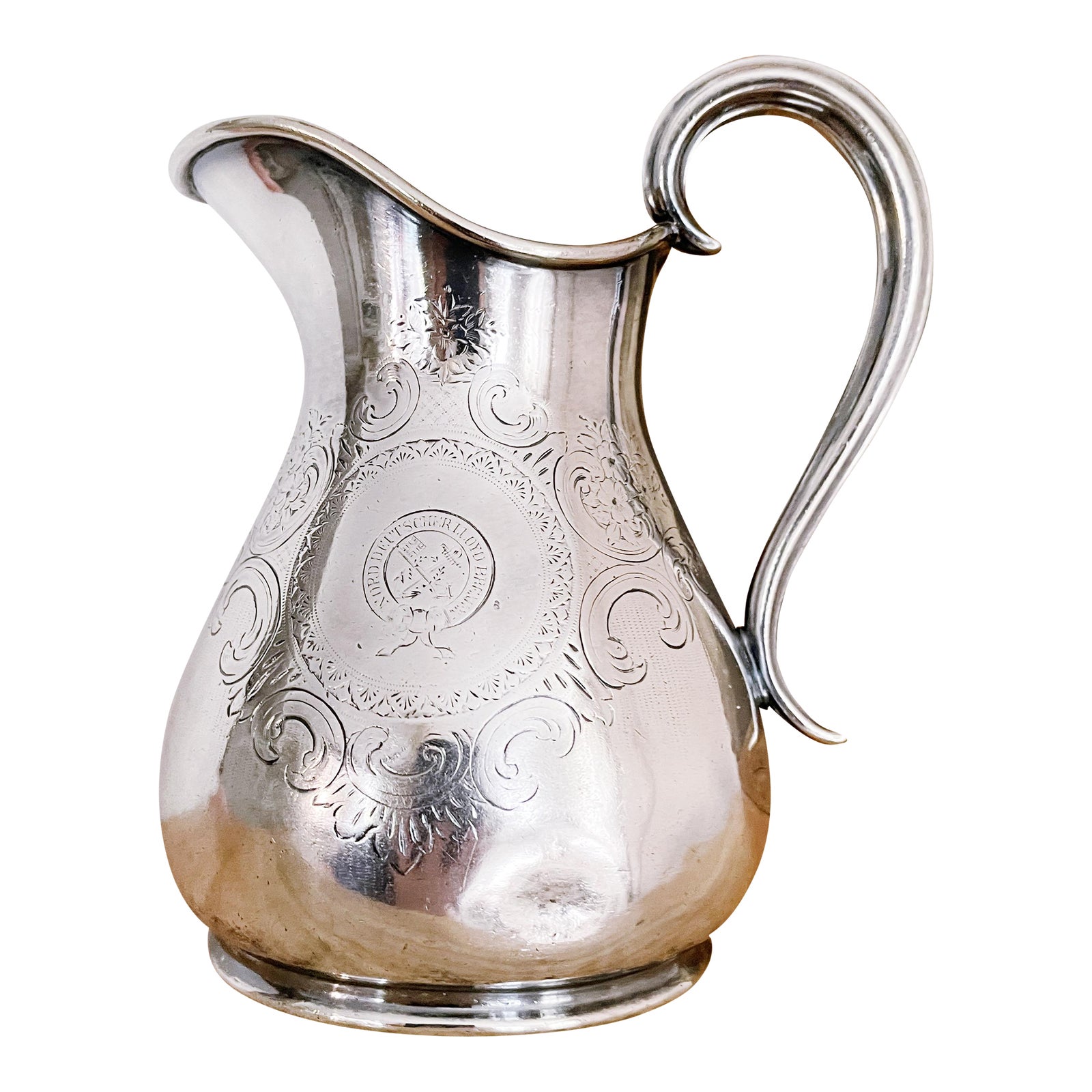 1886 Silver Plated Cream Pitcher From Norddeutscher Lloyd Ocean Liner ...