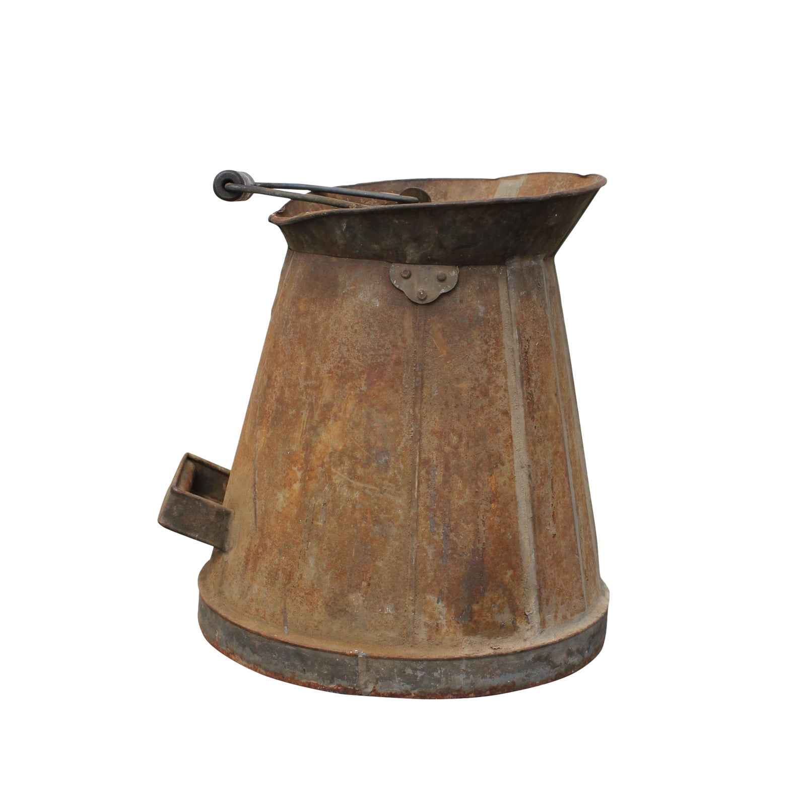 Antique Rustic Milk Can | Chairish