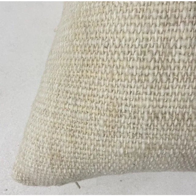 Nikko Hand Made Wool Pillow | Chairish