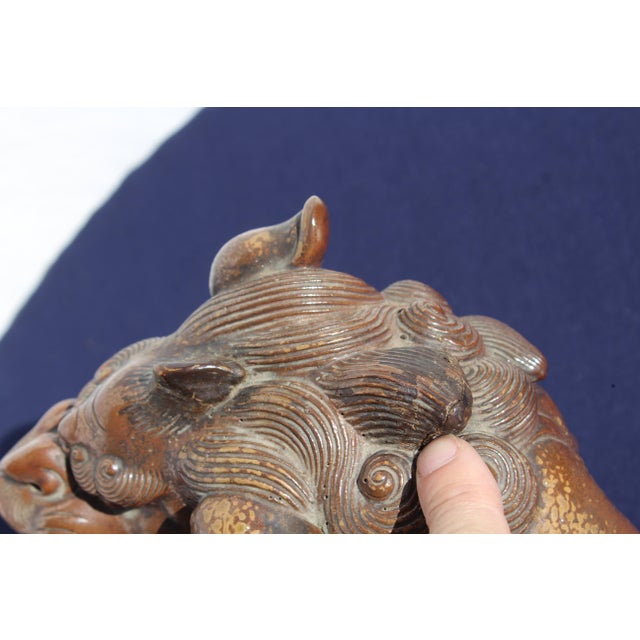 Japanese Foo Dragon Figure | Chairish