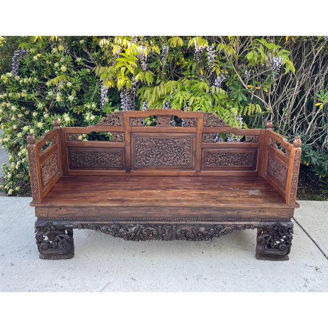 Antique Chinese Opium Bed | Chairish