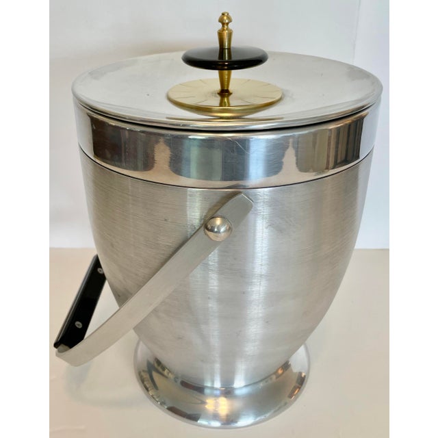 Atomic Style 1950's Ice Bucket | Chairish