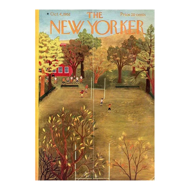 1952, Vintage New Yorker Cover, October 4 (Ilonka Karasz), Original New ...