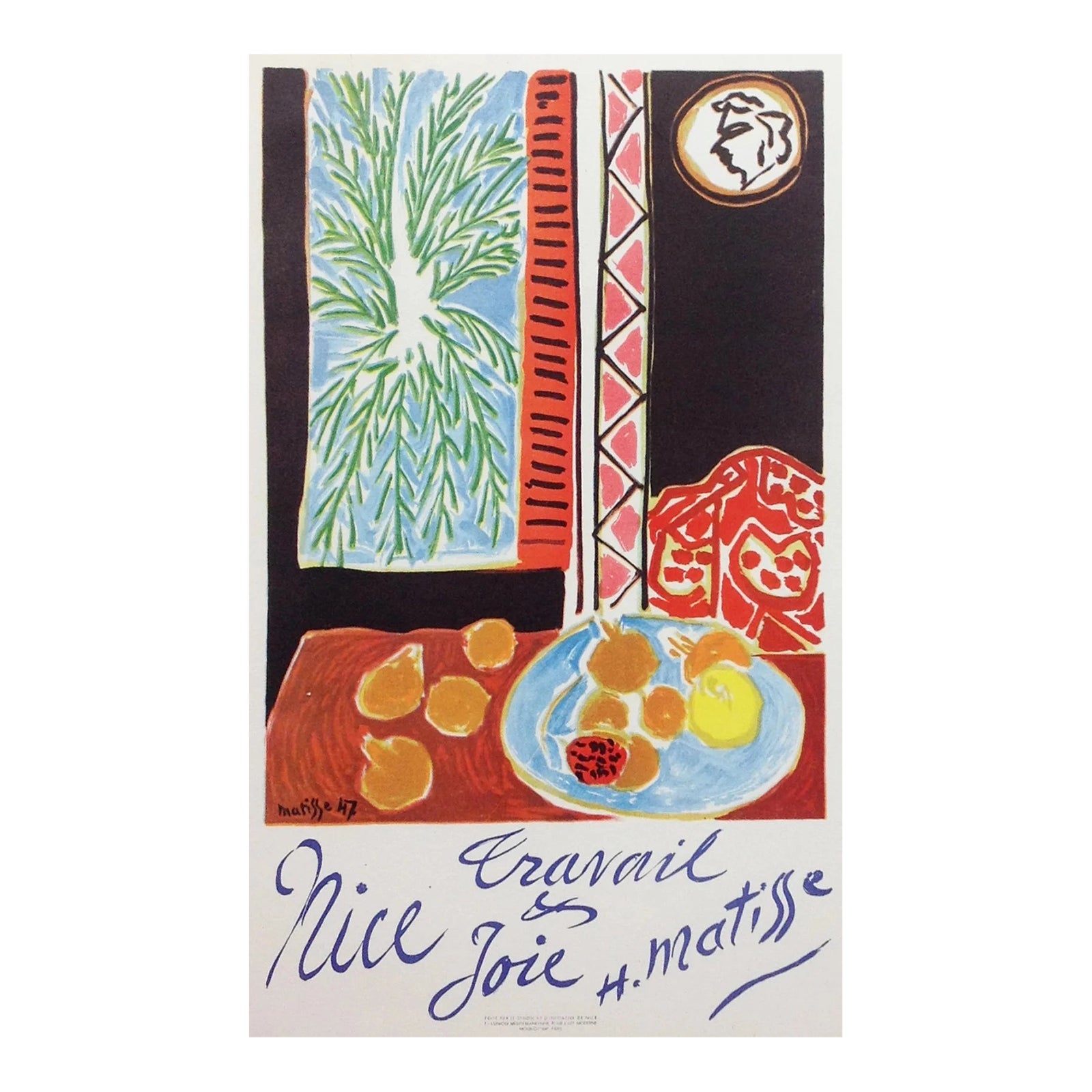 Matisse Lithograph 40 Travail Et Joie Mourlot 1969 | Chairish