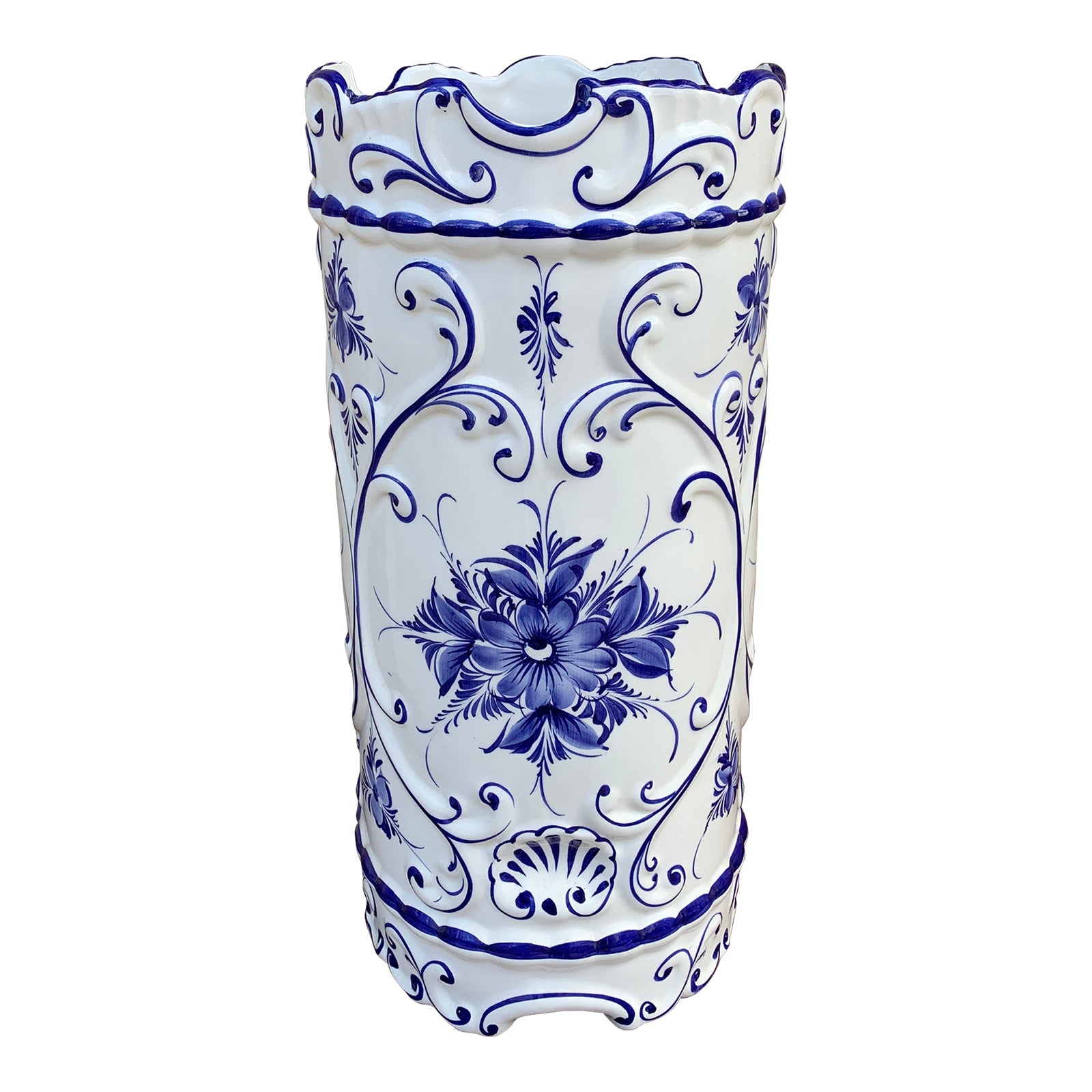 ceramic boot umbrella stand