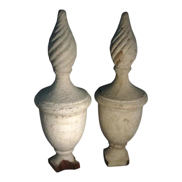 Early 19th Century Formal American Federal Urn & Flame Form Garden Gate ...