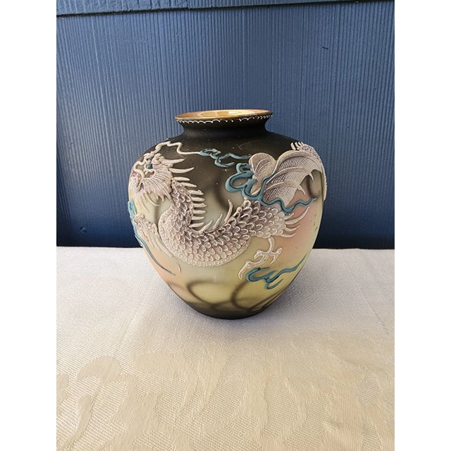 Vintage Morimura Noritake Dragonware Vase | Chairish