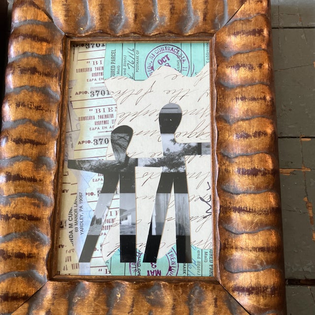 Contemporary 2 Original Wayne Cunningham Small Abstract “Hands Across ...