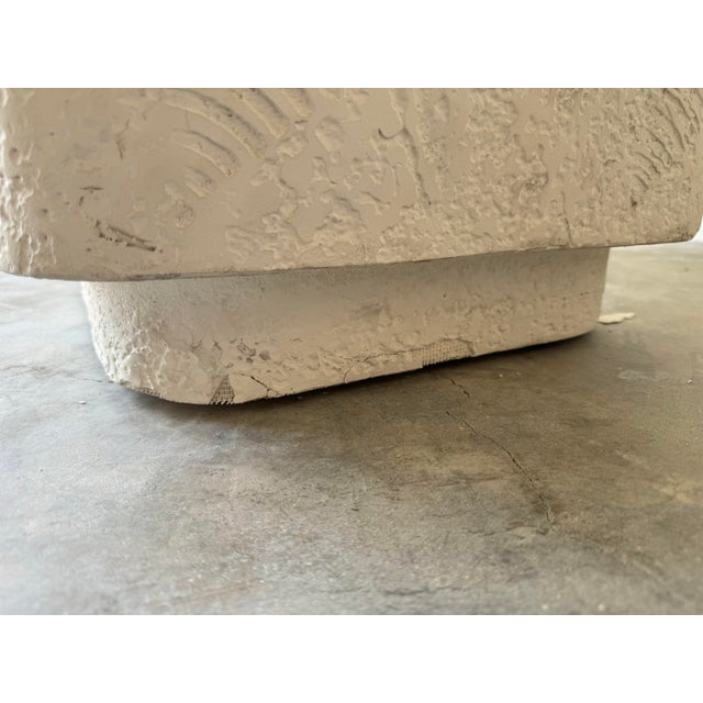 1980's J. Berdou Art Handmade Plaster Dining or Conference Table | Chairish