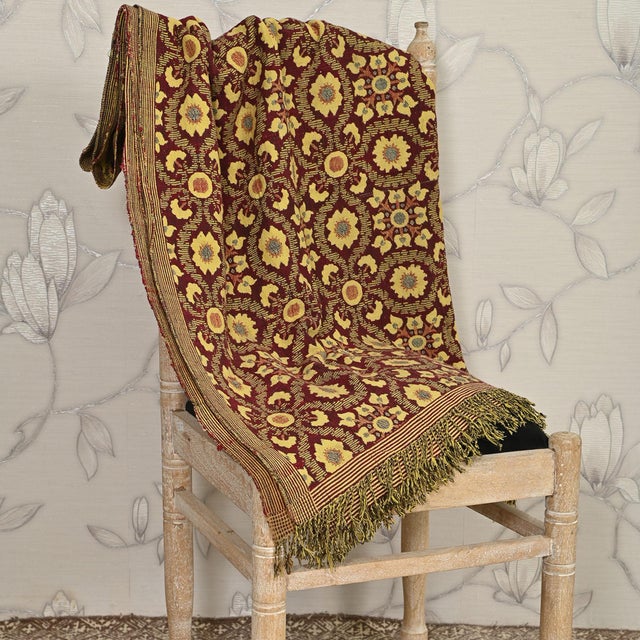 1920s Antique Handwoven Throw | Chairish