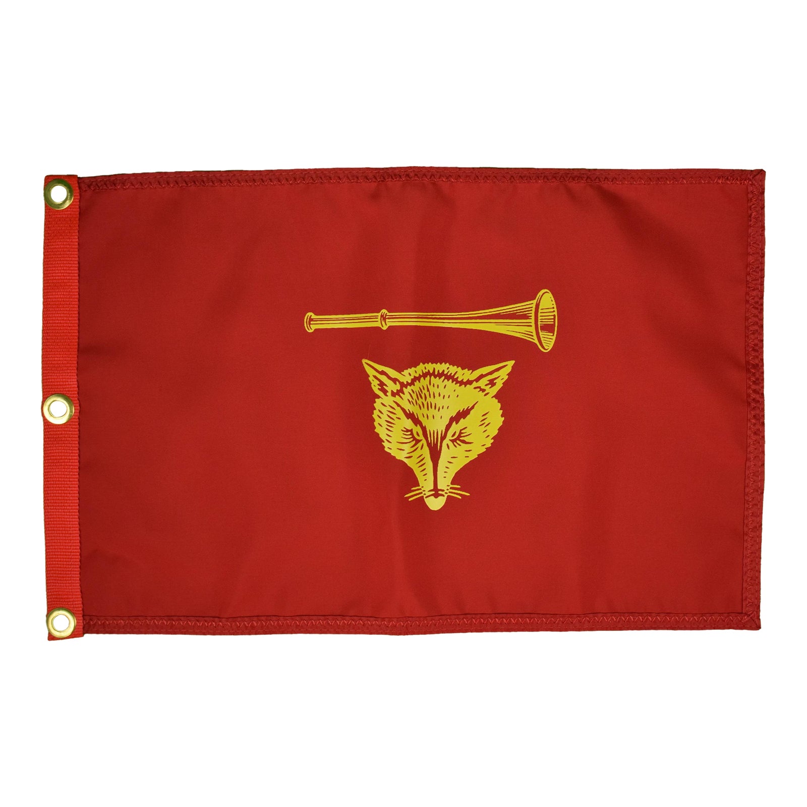 Myopia Hunt Club Red Golf Flag Pole Banner (New!) | Chairish