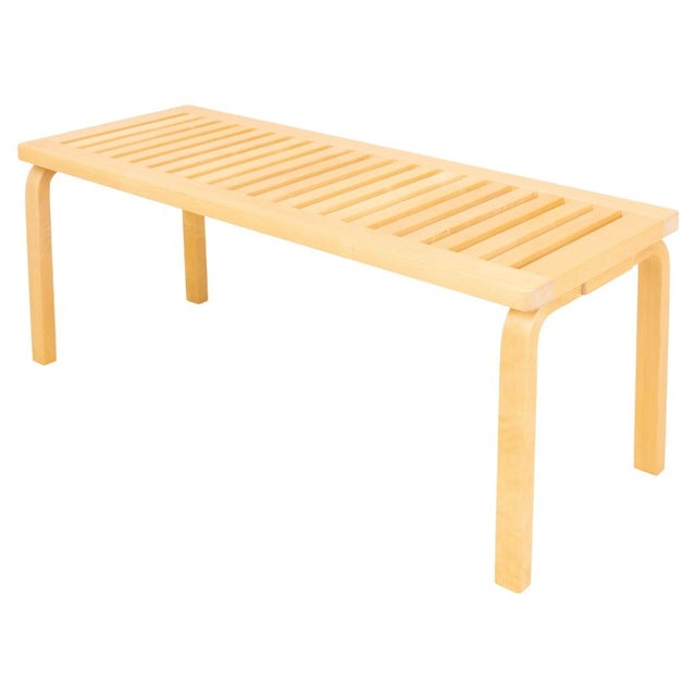 Alvar Aalto Artek Mid-Century Modern 153 Bench | Chairish