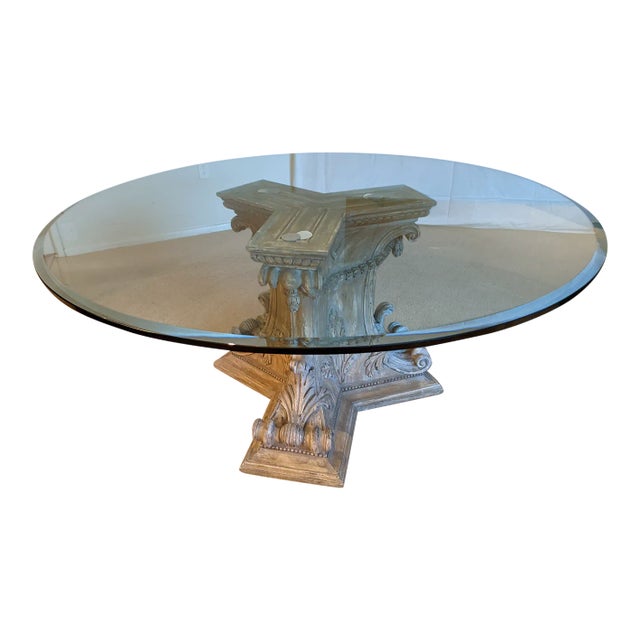 Lillian August, Italia-Made, Imported Hand-Carved Pedestal Dining Table ...
