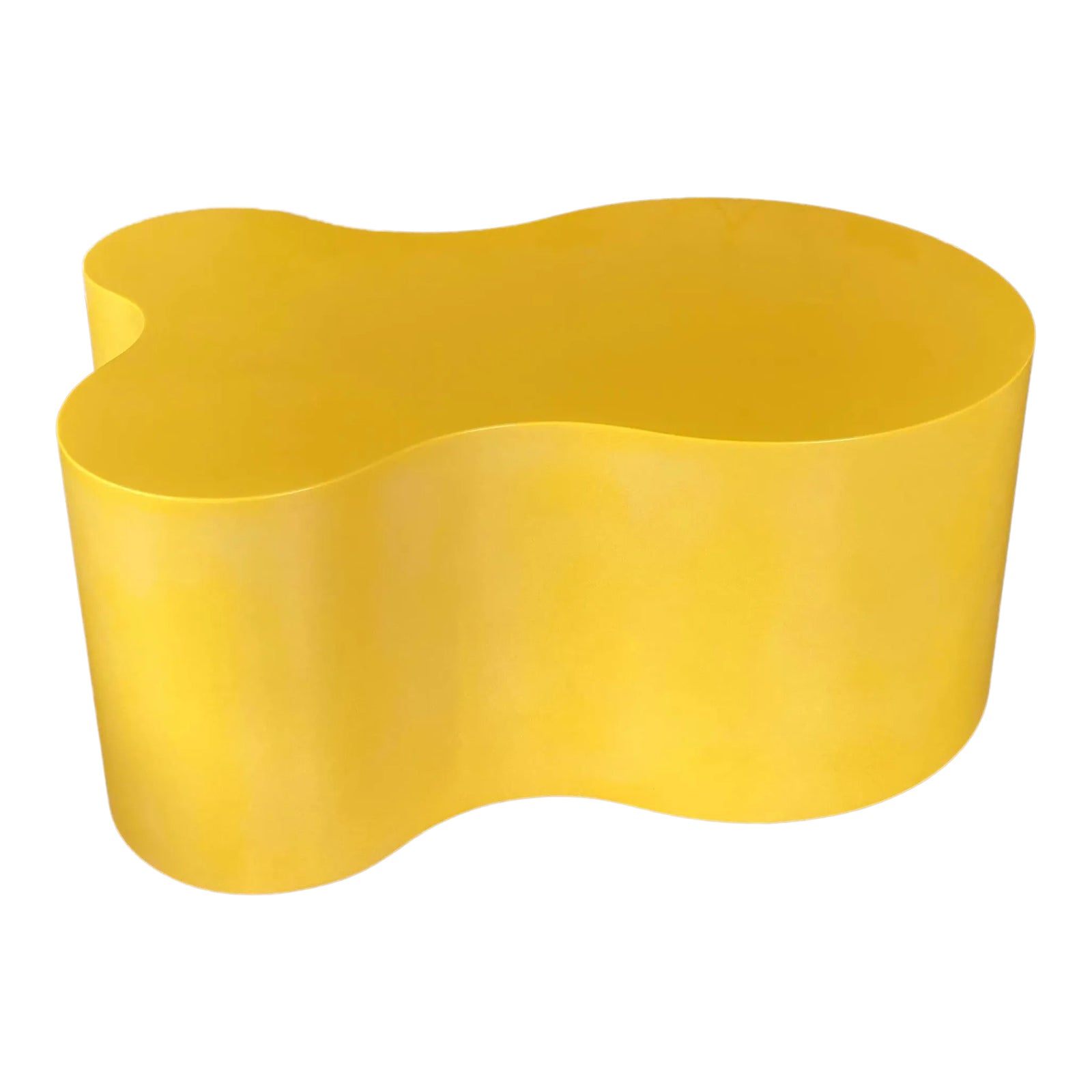 Early 21st Century Organic Yellow Coffee Table | Chairish