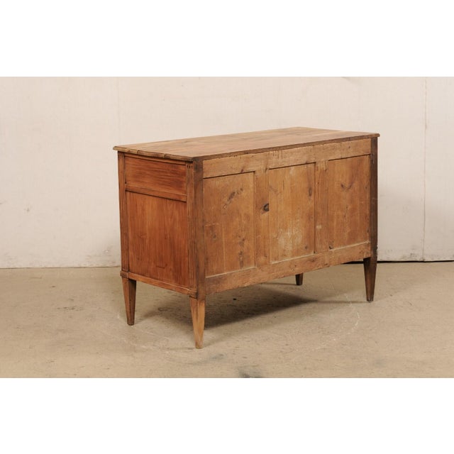French Wooden Commode with Brass Trim, 19th Century | Chairish
