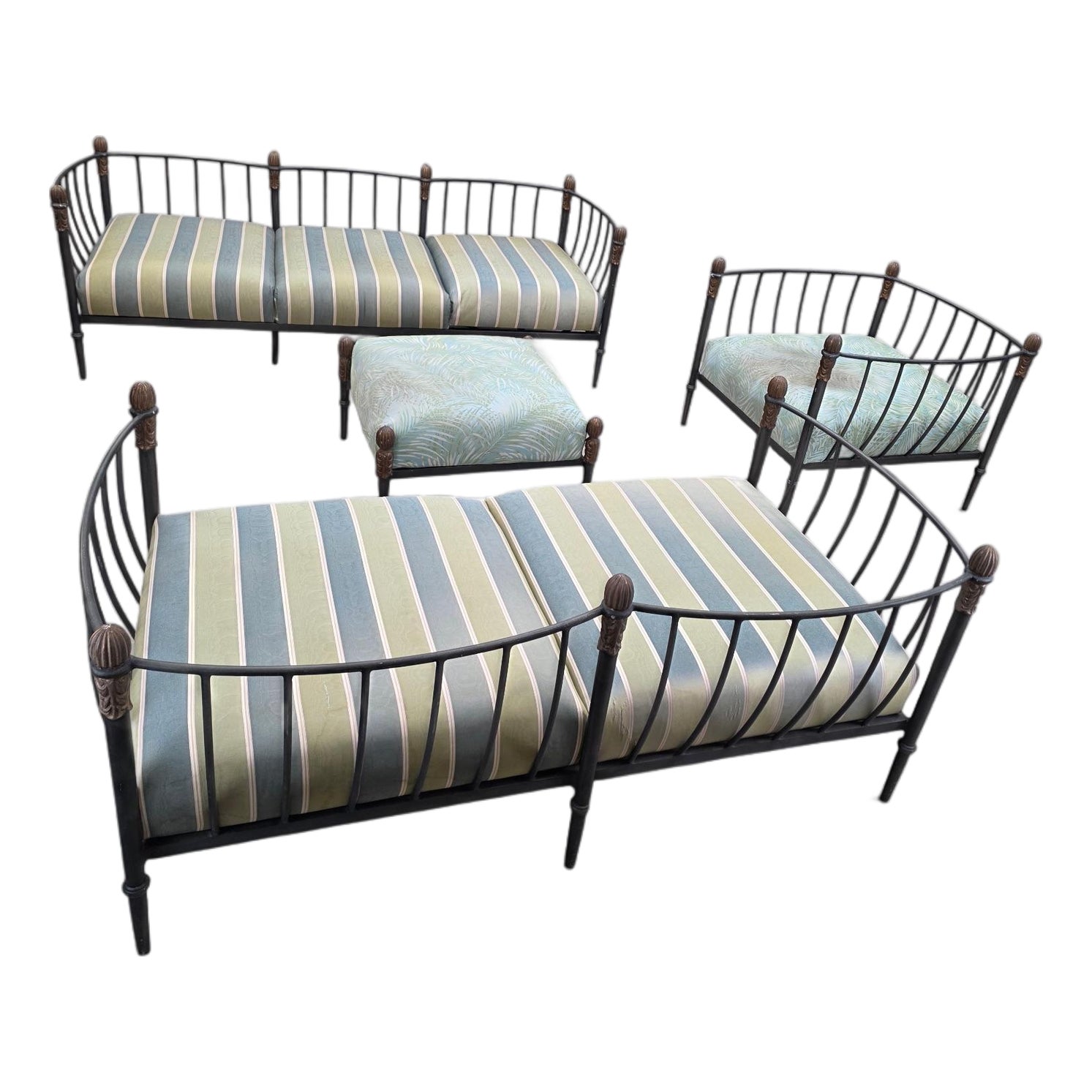 Montecito Sofa, Loveseat, Chair and Ottoman by Michael Taylor – 4 Piece ...
