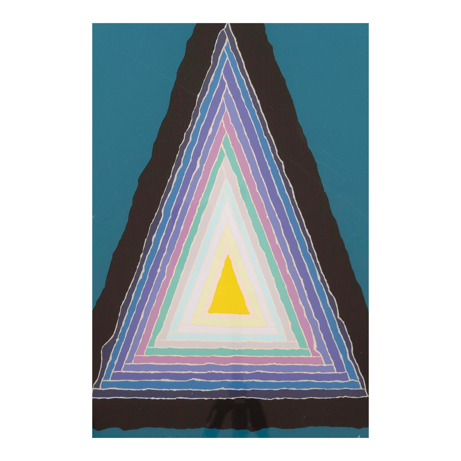 Arthur Secunda - The Road to Arles, 1977 Signed Contemporary Serigraph ...