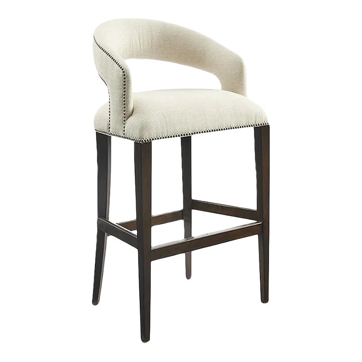 Annabelle Counter Stool, Mink Finish | Chairish