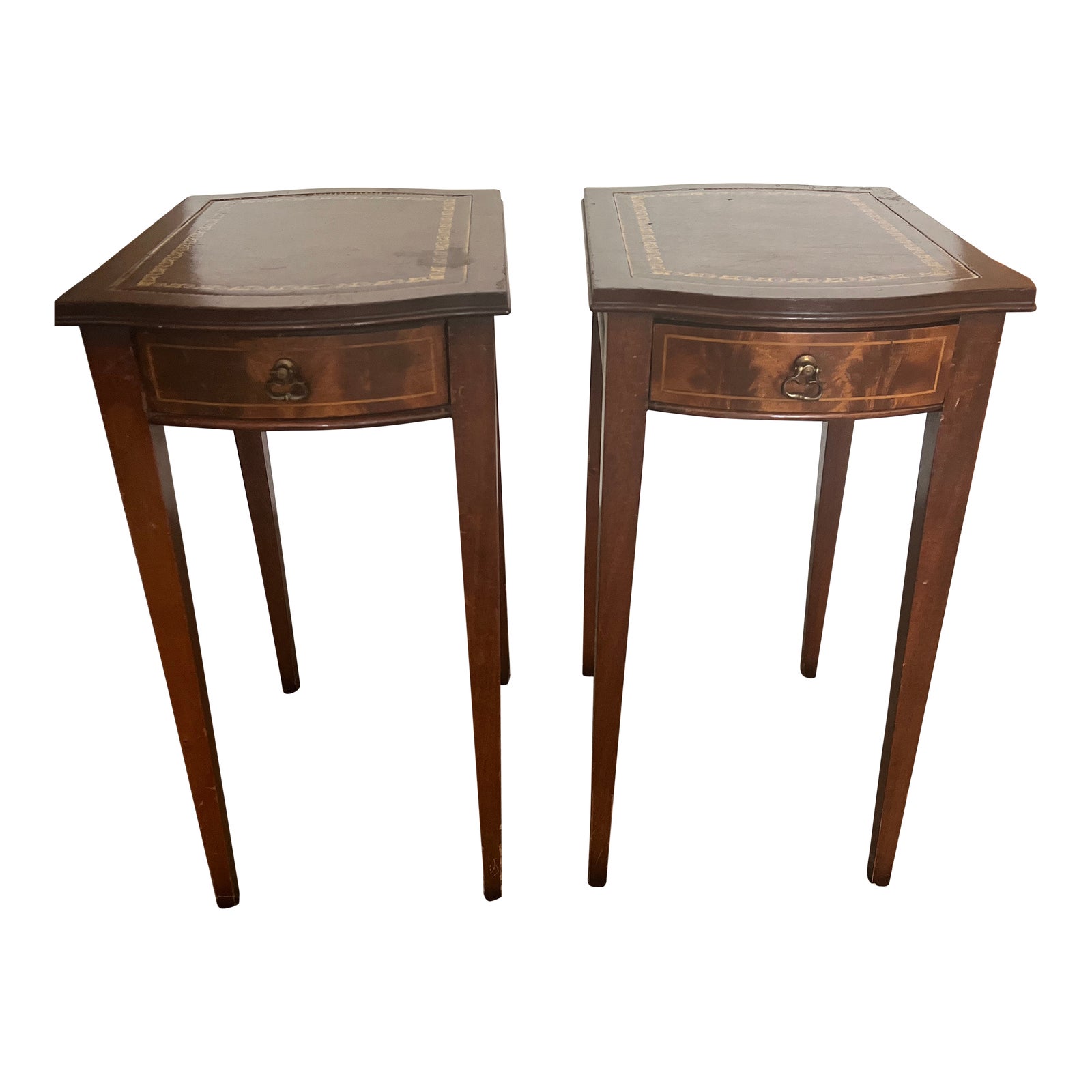 1930s Columbia Manufacturing Genuine Mahogany With Inlay and Tooled ...