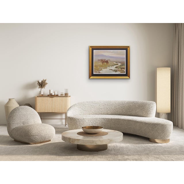 Charles Walter Simpson 1885 - 1971. English. Dartmoor Ponies. Oil on ...