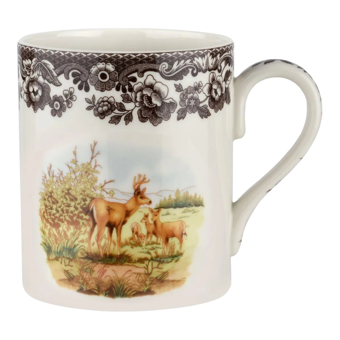Spode Woodland American Wildlife 16 oz. Mug, Deer | Chairish