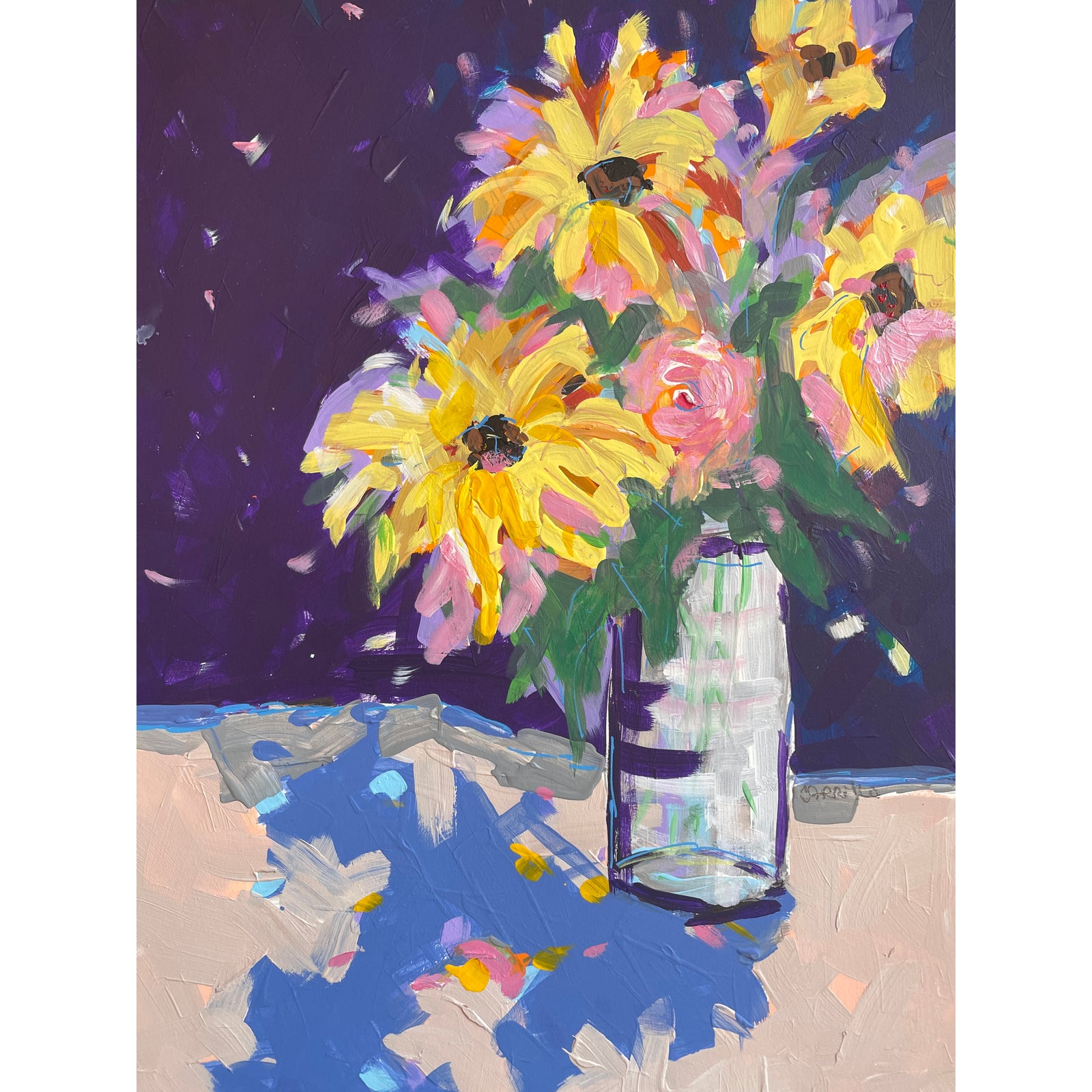 “Fresh Picked” Original Contemporary Collage by Cindy Carrillo | Chairish