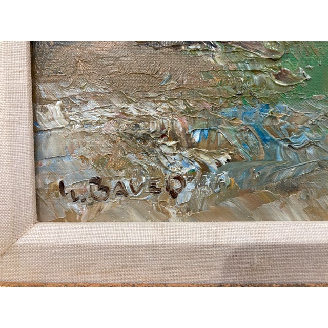 Willi Bauer, Landscape Oil Painting, View Into the Valley, Framed ...