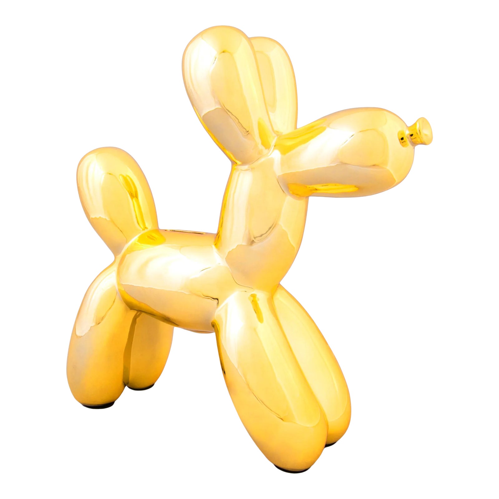 Interior Illusions Plus Gold Balloon Dog Bank - 12" Tall | Chairish