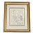 Framed Reproduction Lithograph After Henri Matisse Drawing | Chairish