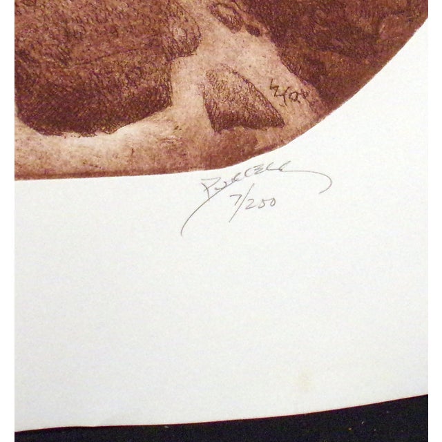 Roy Purcell "Rocky Mountain Freighter" Signed Numbered Art Etching 1980 ...