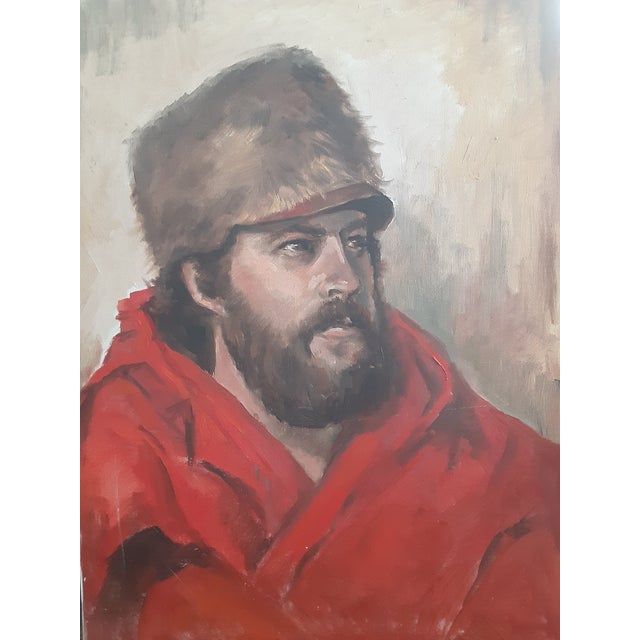 Mid Century Russian Cossack Painting | Chairish