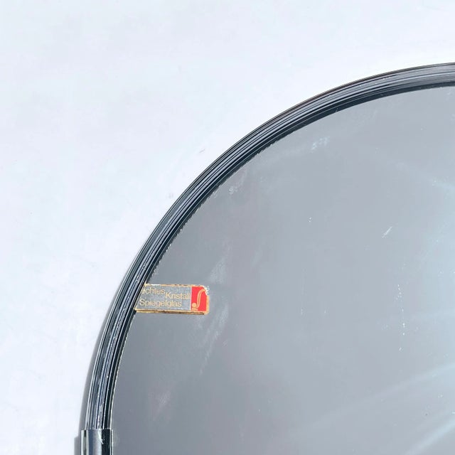 Round Wall Mirror, Crystal, Planilux, Germany, 1970s | Chairish
