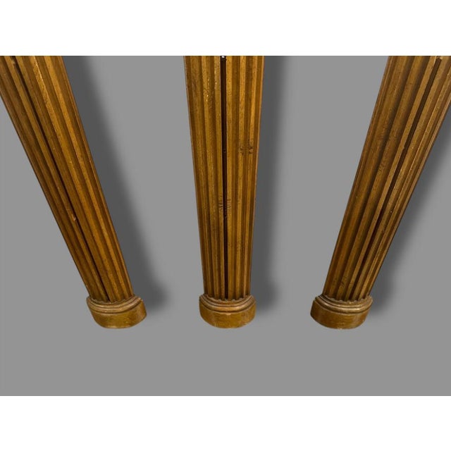 Vintage Walnut Columns - Set of 3 | Chairish