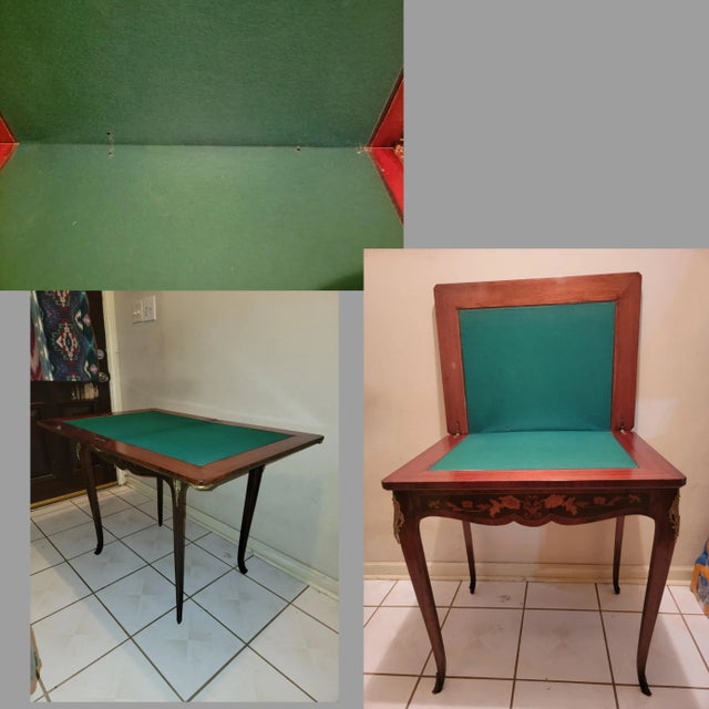 Late 19th Century Antique French Louis XV Style Inlaid Flip Top ...