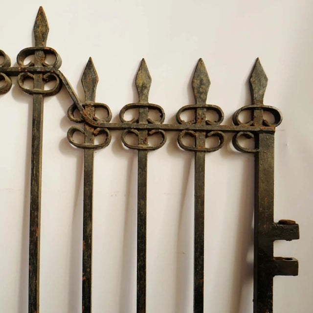 Antique Solid Iron Black India Gate | Chairish