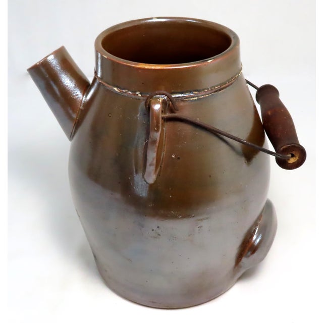 Antique American Primitive Stoneware Batter Jug Circa 1880s | Chairish