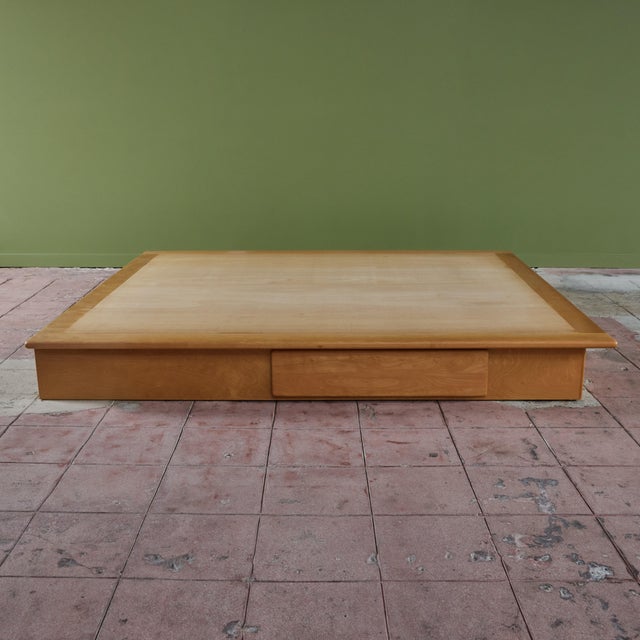 Gerald McCabe Platform King Bed | Chairish