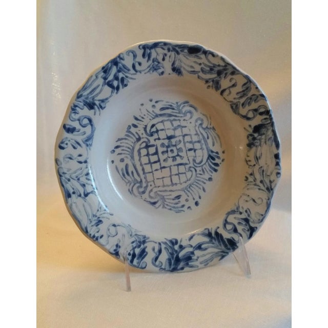 Boho Chic Hand Made and Hand Painted Soup Plate From Cabana | Chairish