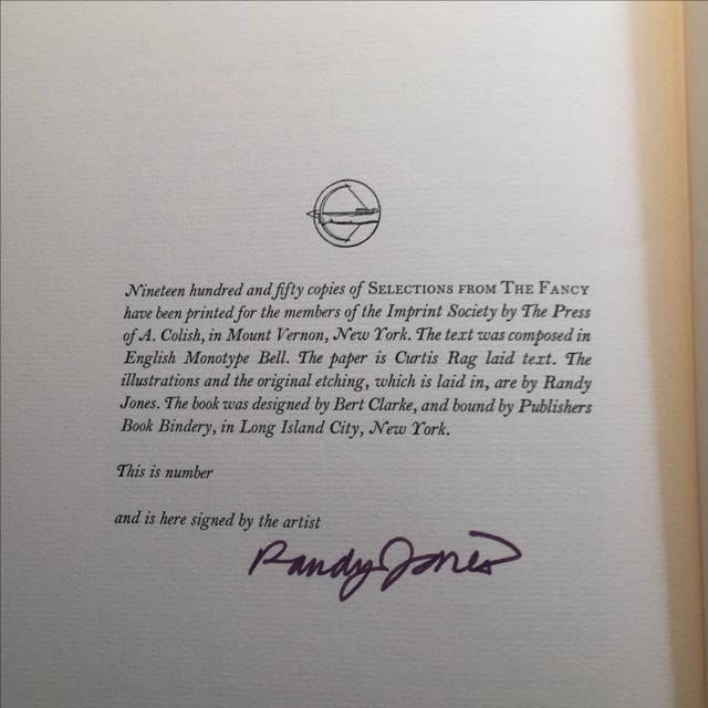 Traditional "The Fancy" Book | Chairish