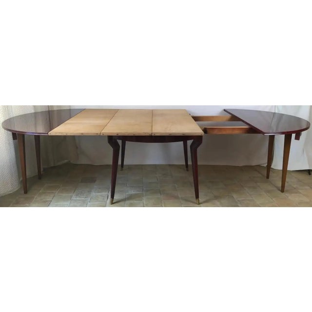 Extendable Italian Dining Table Attributed to Gio Ponti | Chairish