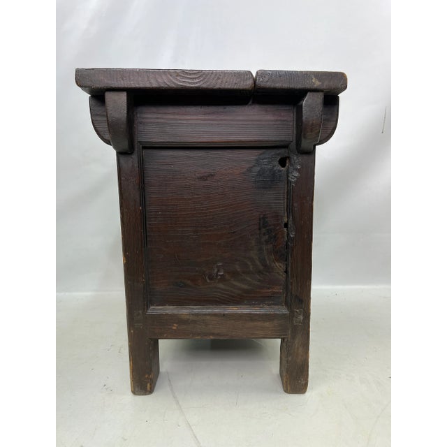 Early Antique Korean Tansu Chest / Side Table | Chairish