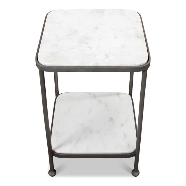Small Iron Side Table | Chairish