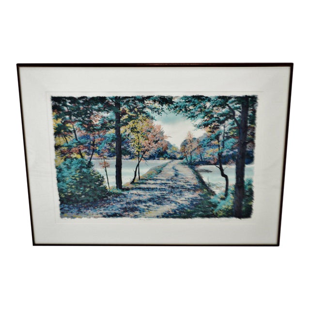 Vintage Framed Steve Bloom Pencil Signed Artist Proof Serigraph Early ...