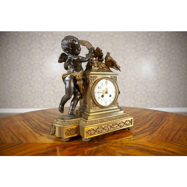 Napoleon III French Bronze Mantel Clock Set From the 19th Century - 3 ...